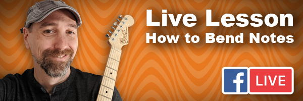 Live Lesson: How To Bend Notes | Anne Arundel Guitar Lessons